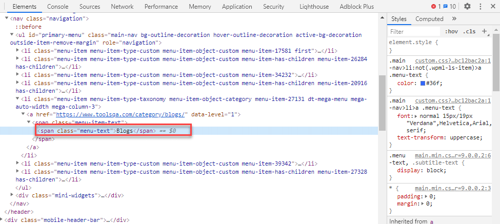 How To Inspect Element In Chrome Using Devtools For Automation